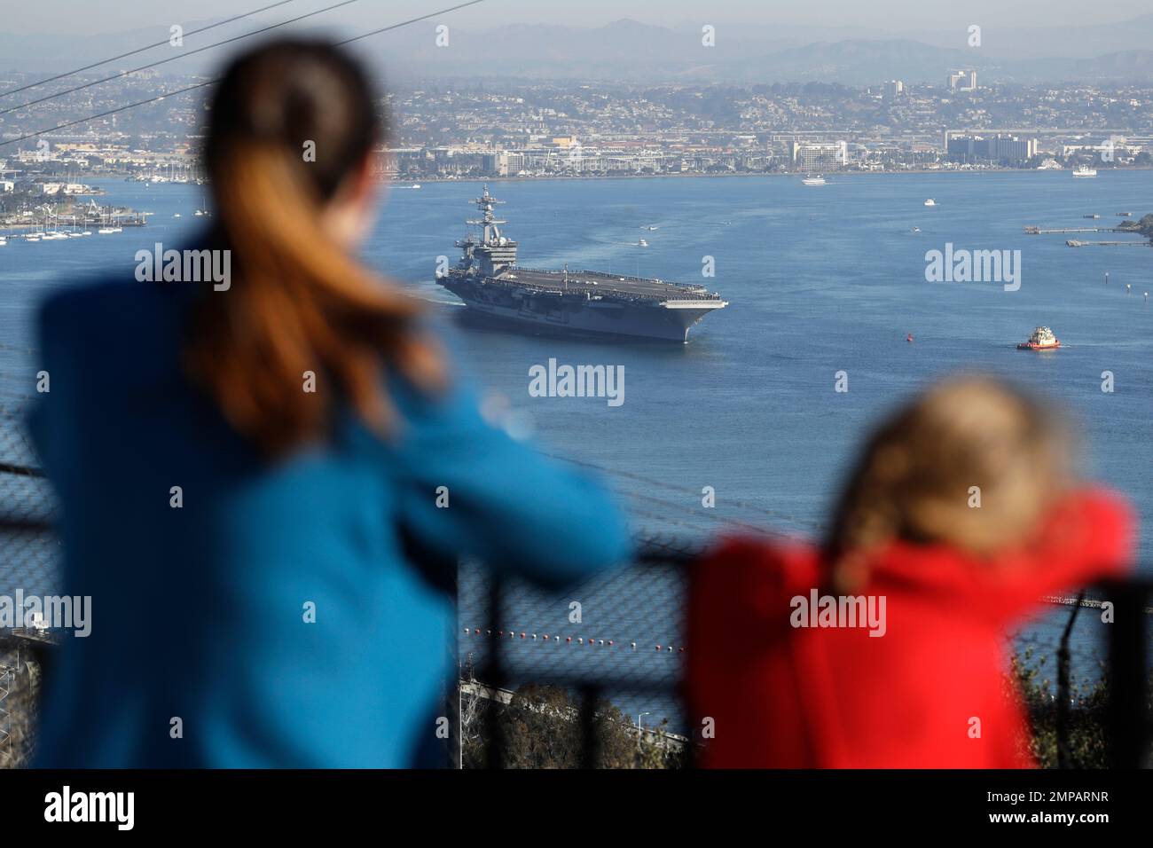 Leilani Duboise, left, and her daughter Mikayla Duboise look on as the ...