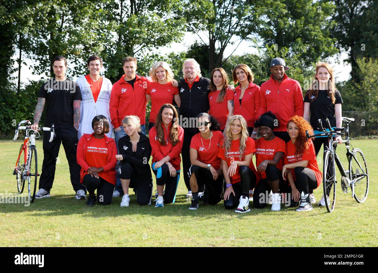 Nell McAndrew, Marcus Patrick, Oritse Williams, Matt Willis, Sam Attwater Melanie Chisholm ...