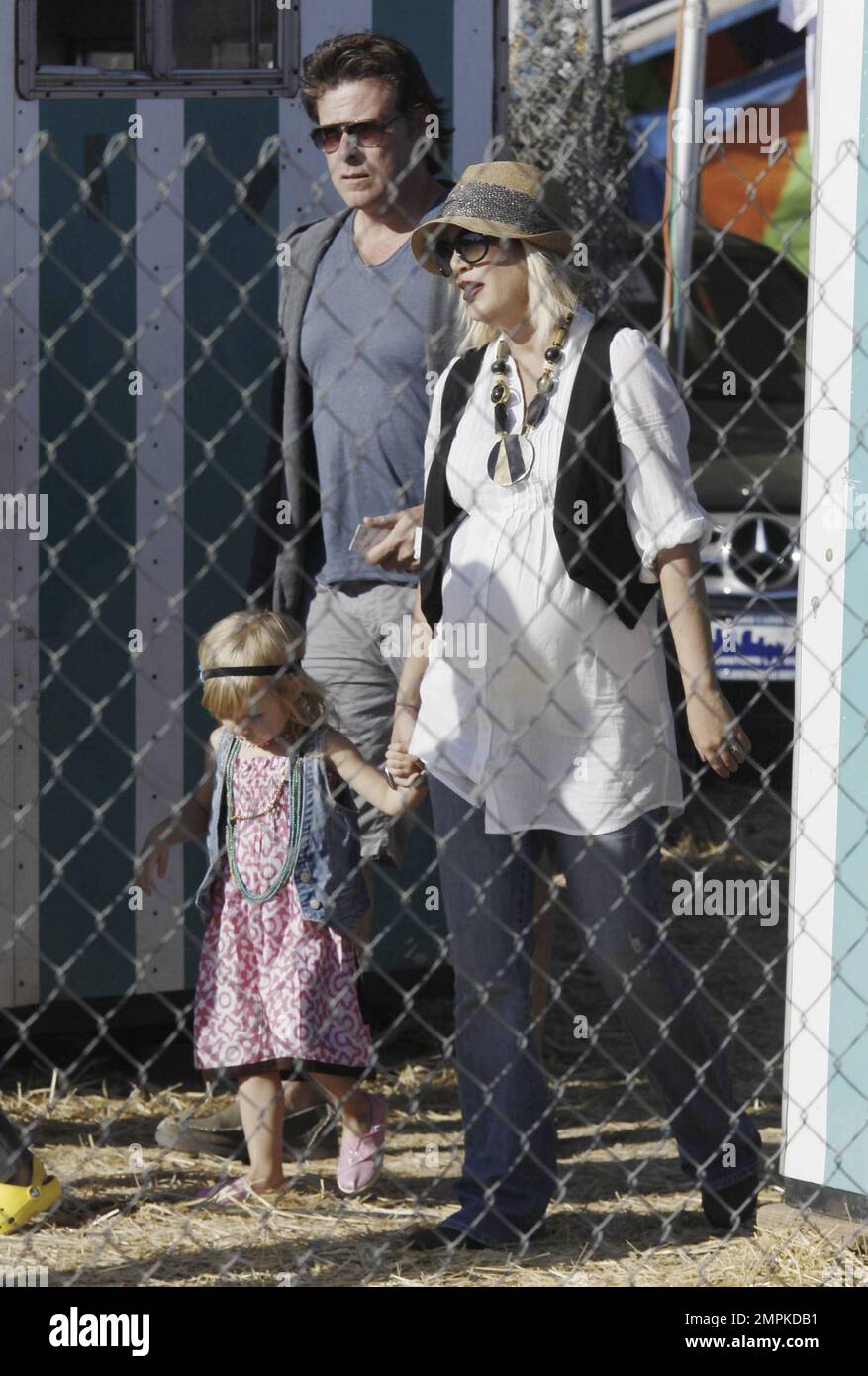 La star de la télé-réalité Tori Spelling au cours de son dernier ...