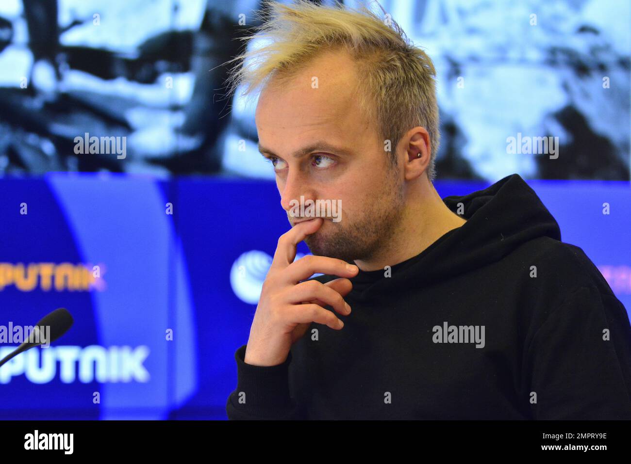 Présentation du projet Liberation 1943-2023.MMPC Russie aujourd'hui, Moscou 31 janvier 2023. Sur ...