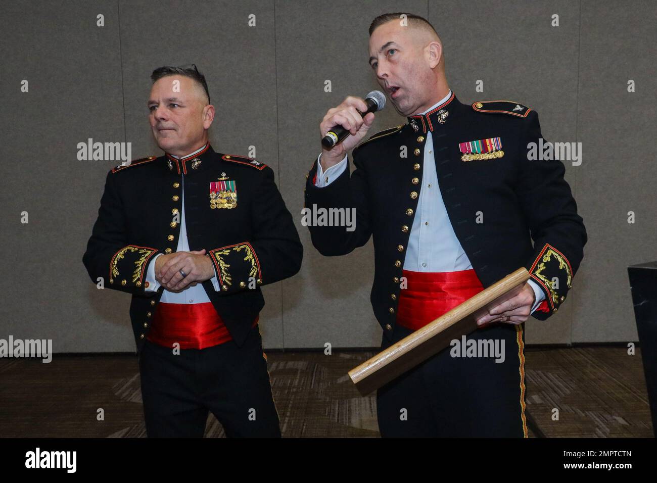 ÉTATS-UNIS Lance Langfeldt, le commandant du district des Marines en ...