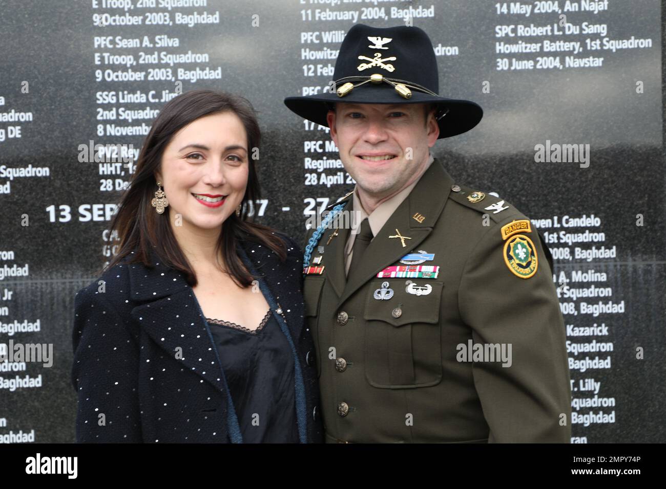 Le commandant du régiment de cavalerie de 2nd États-Unis Le colonel de ...