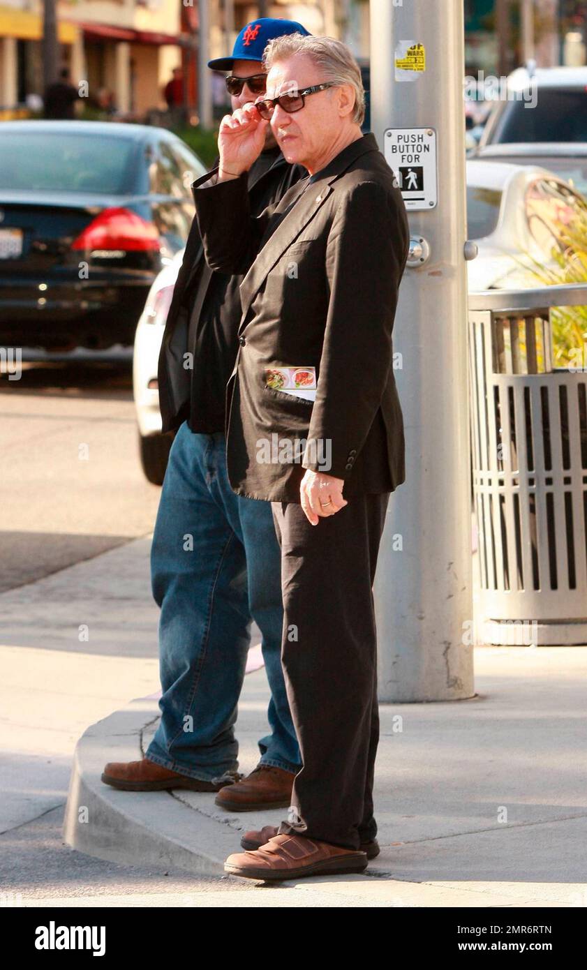 EXCLUSIF !! L'acteur Harvey Keitel déjeuner avec un ami dans un ...