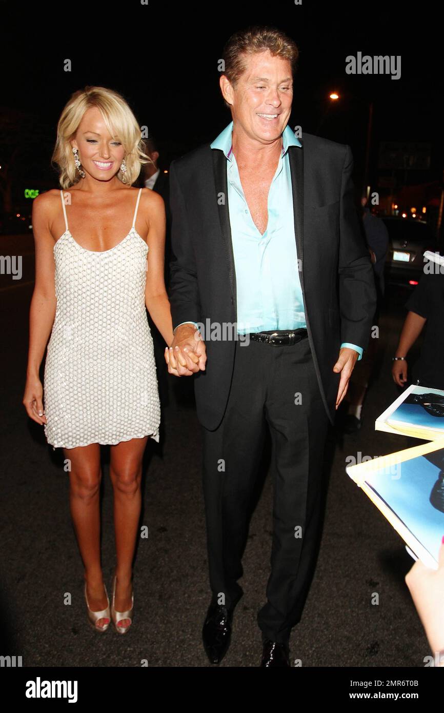 L'ancienne star de « Baywatch » David Hasselhoff et sa petite amie ...