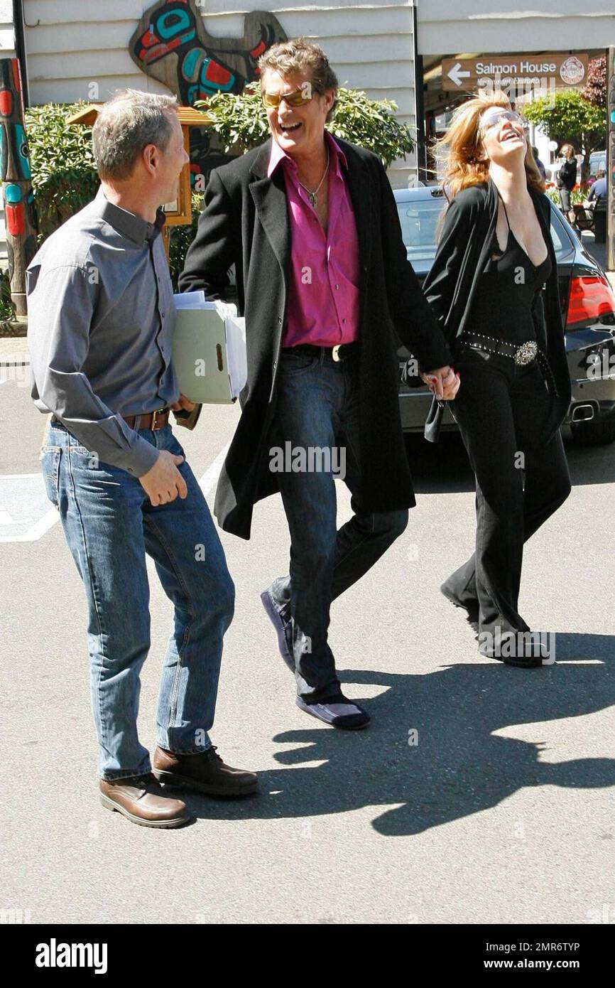 Exclusif !! David Hasselhoff et sa nouvelle petite amie Malibu, l ...