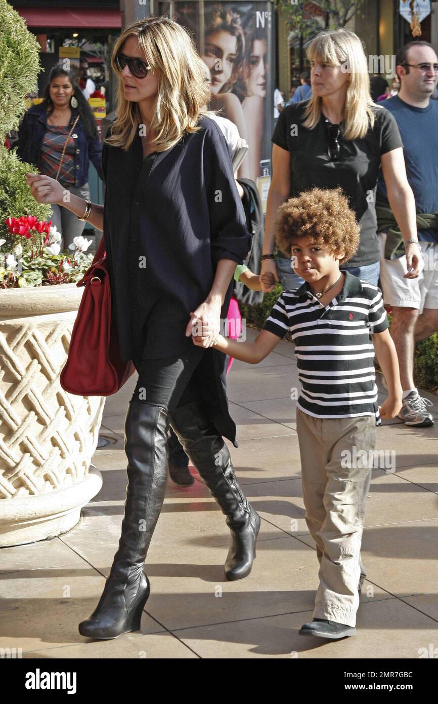 Heidi Klum et Seal Profitez de l'après-midi au Grove avec leurs enfants ...