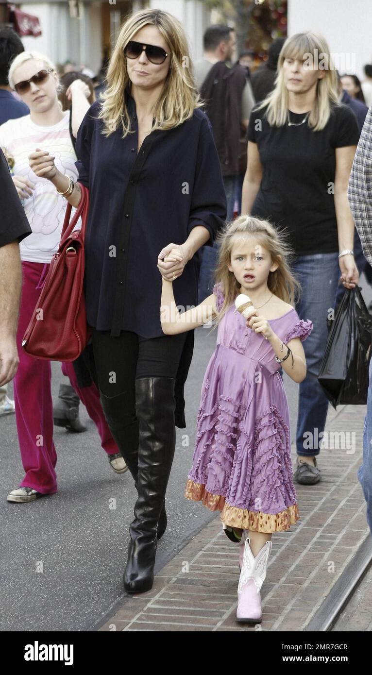 Heidi Klum et Seal Profitez de l'après-midi au Grove avec leurs enfants ...