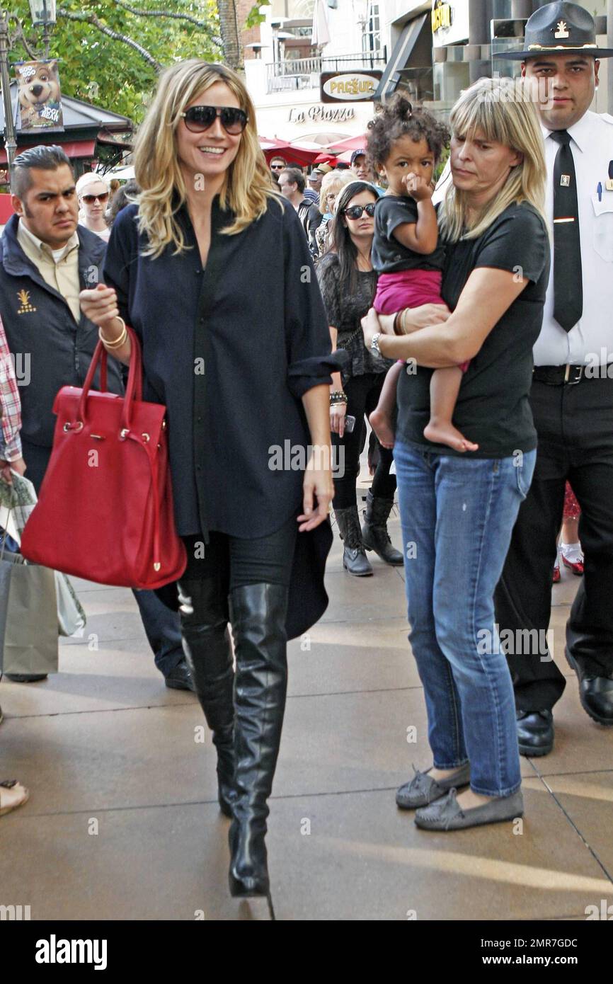 Heidi Klum et Seal Profitez de l'après-midi au Grove avec leurs enfants ...