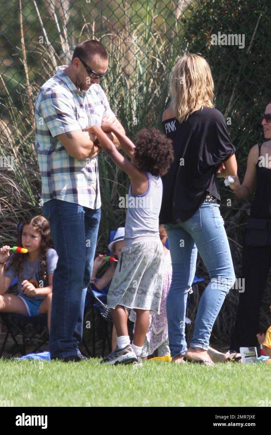 Heidi Klum avec son nouveau petit ami Martin Kristen et ses enfants ...