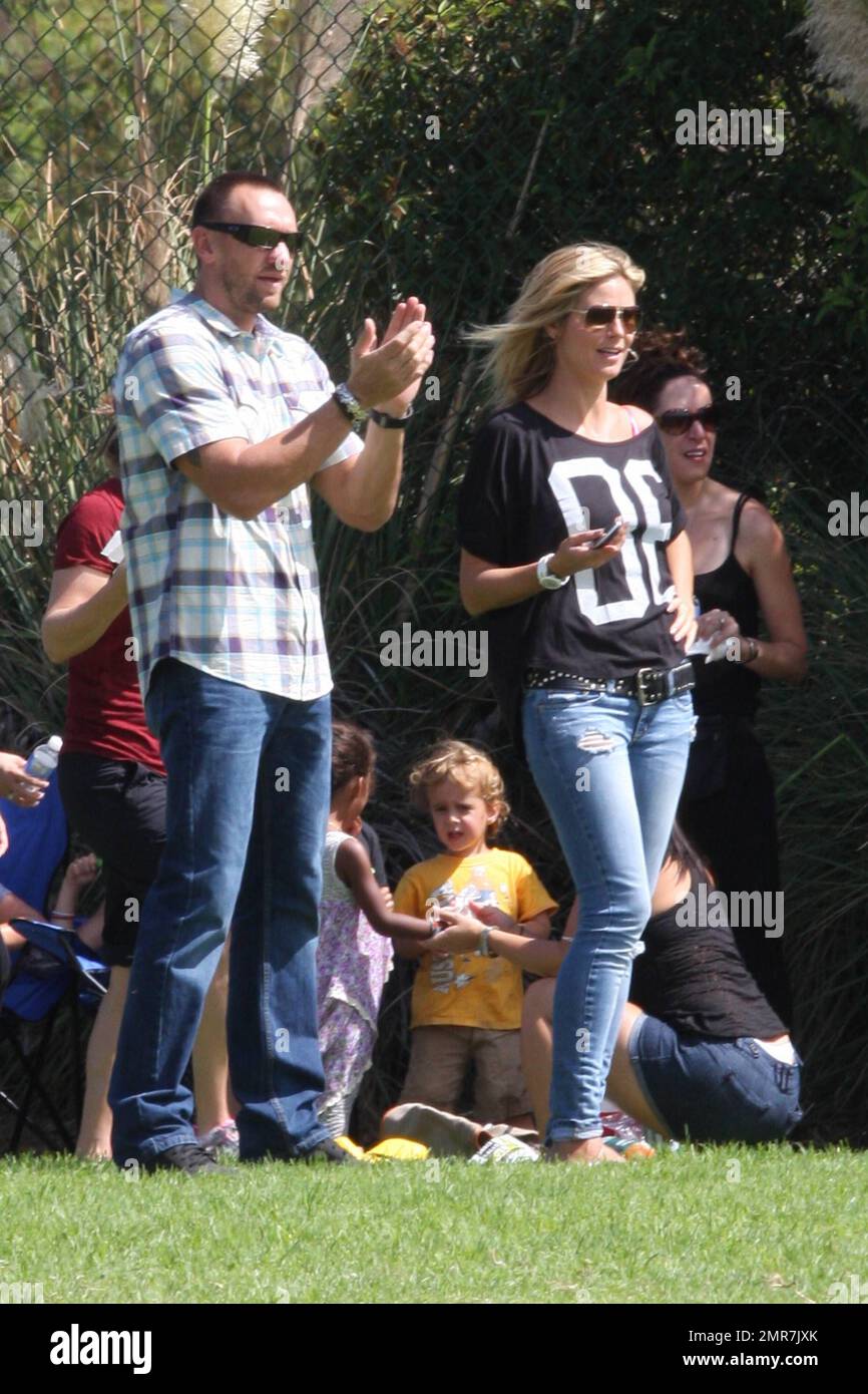 Heidi Klum avec son nouveau petit ami Martin Kristen et ses enfants ...