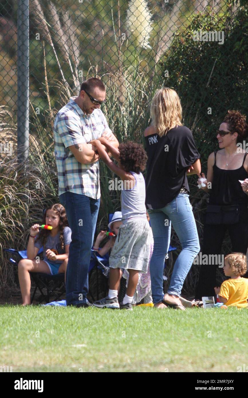 Heidi Klum avec son nouveau petit ami Martin Kristen et ses enfants ...