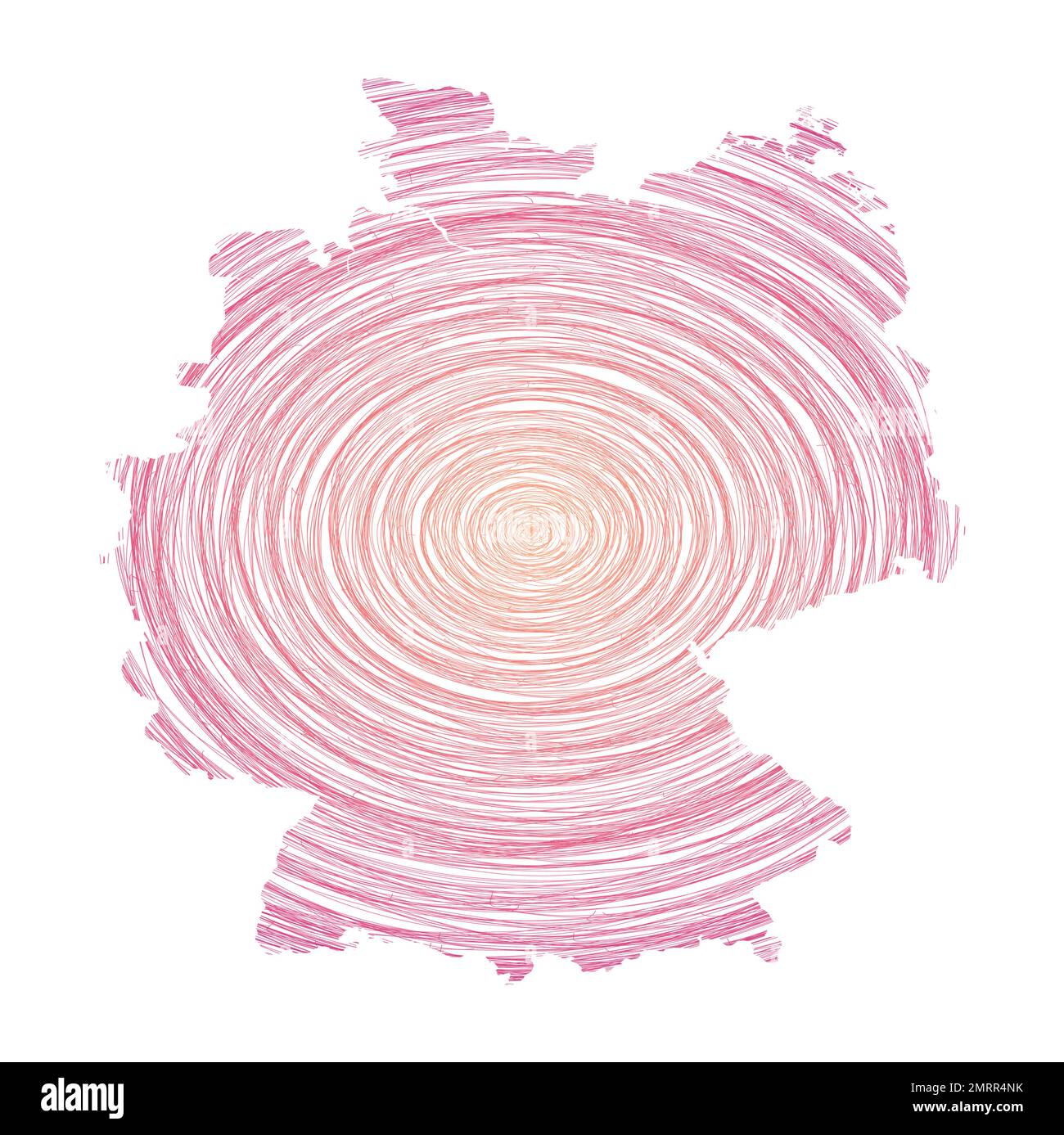 Esquema de mapa de alemania Banque d'images vectorielles - Alamy