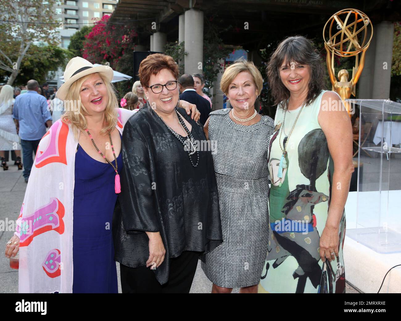 Costume designer Mona May, from left, The Television Academy's Sue Bub ...