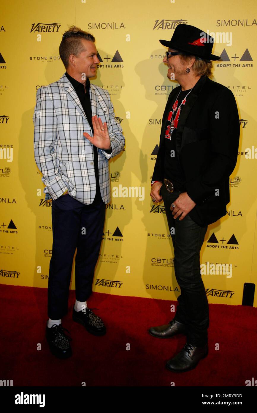 Adrian Young et Matt Sorum à l'occasion du lancement du dîner-bénéfice ...