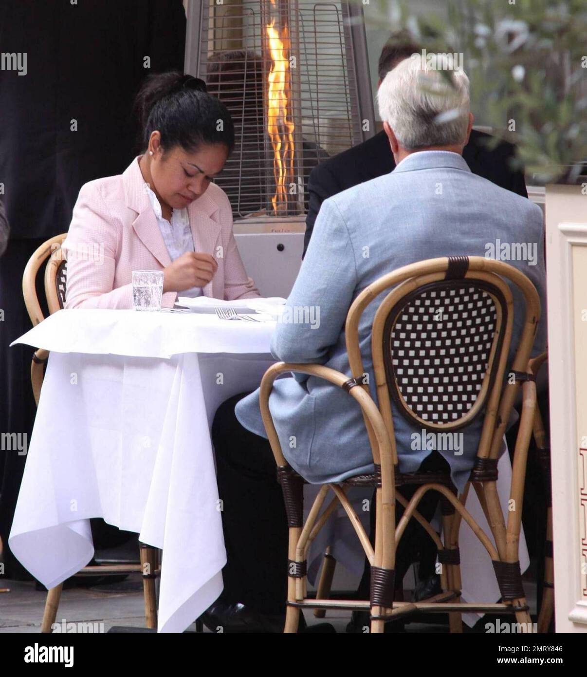 PR Guru Max Clifford a un déjeuner avec Loloahi Tapui et son mari ...