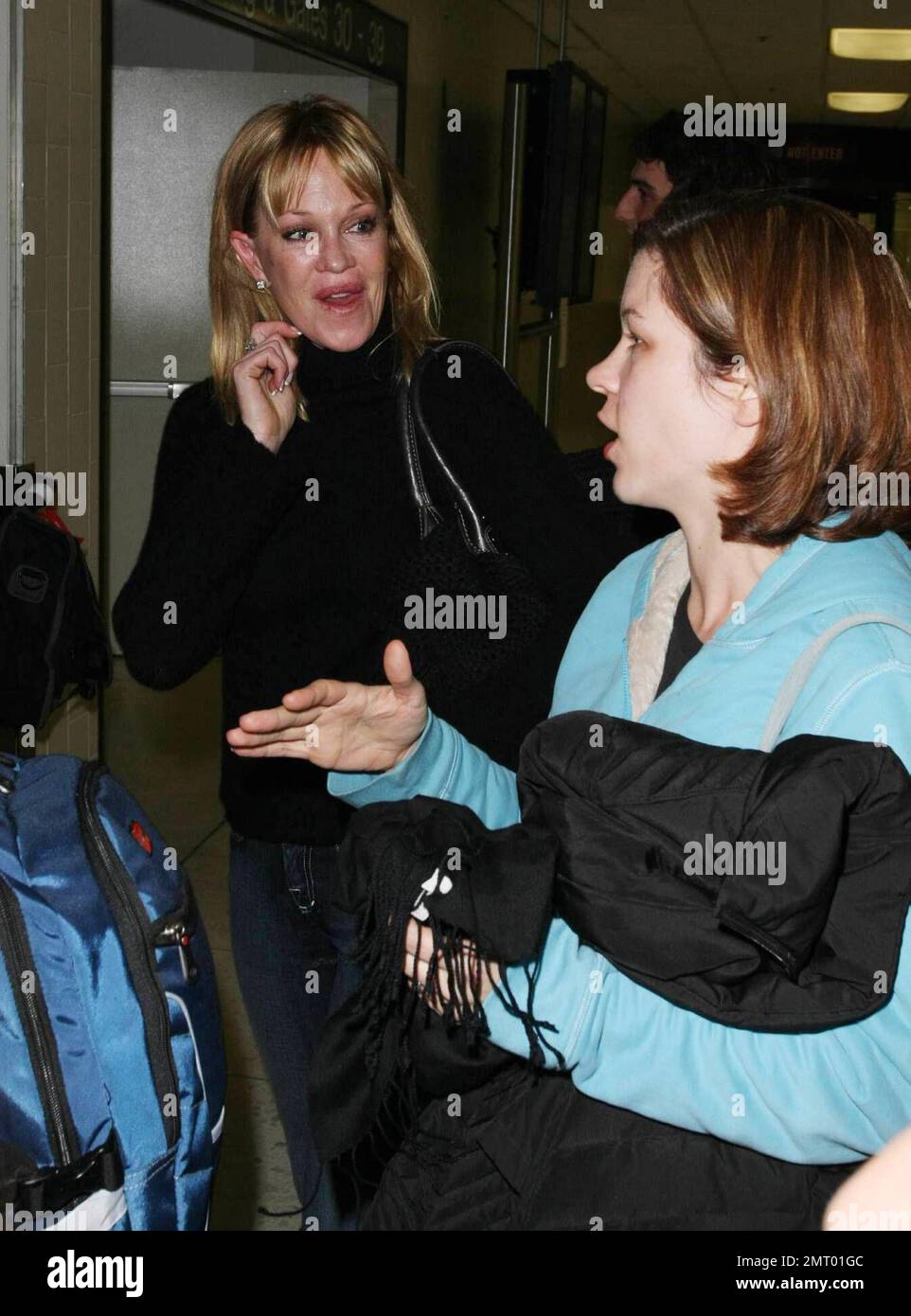 Melanie Griffith, qui a l'air fabuleux comme d'habitude, arrive à l ...