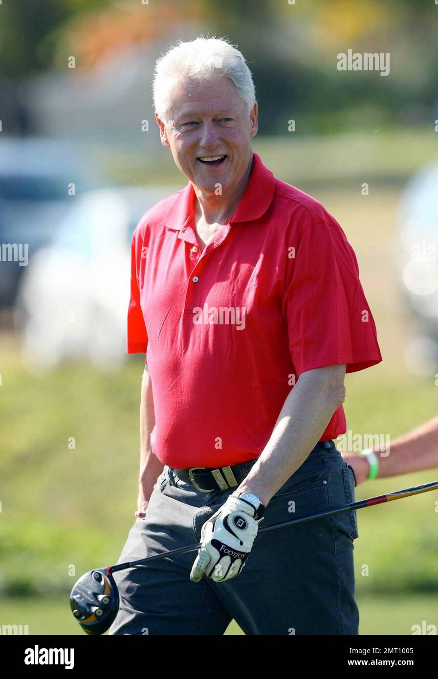 Exclusif !! Le Président Bill Clinton joue le troisième jour du tournoi ...
