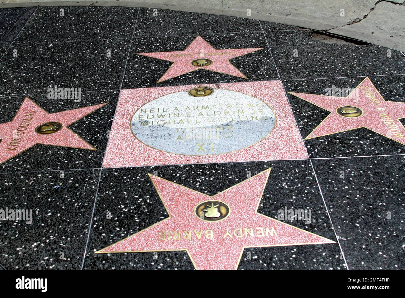 Vue générale de la star de l'astronaute Neil Armstrong sur le Hollywood ...