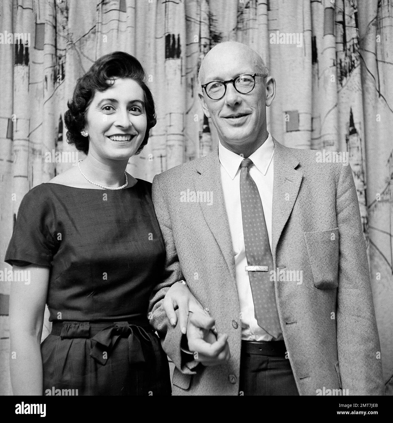 Dr. Edward Lawrie Tatum, Rockefeller Institute biochemist and winner of ...