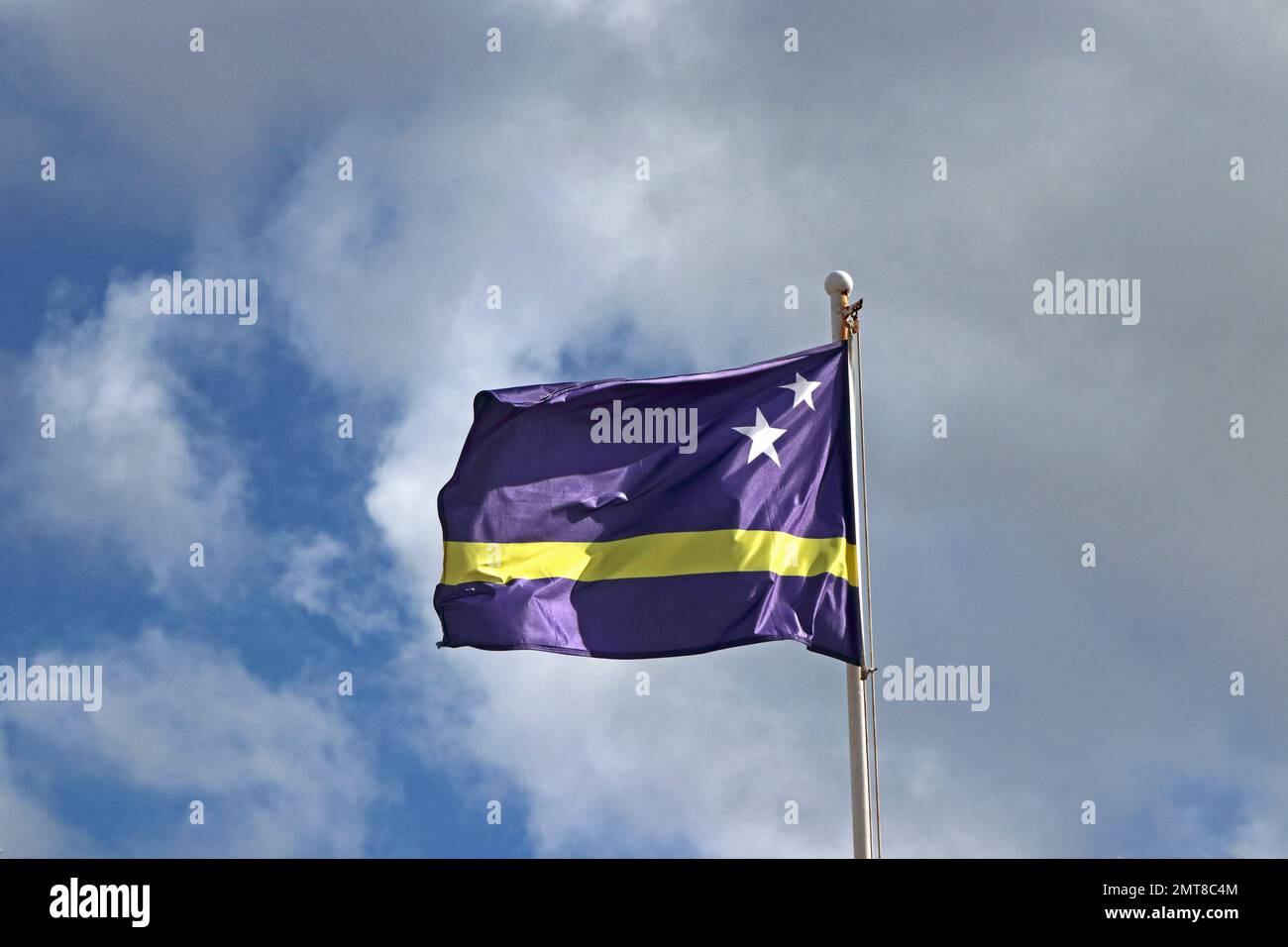Flag of curacao Banque de photographies et d’images à haute résolution ...