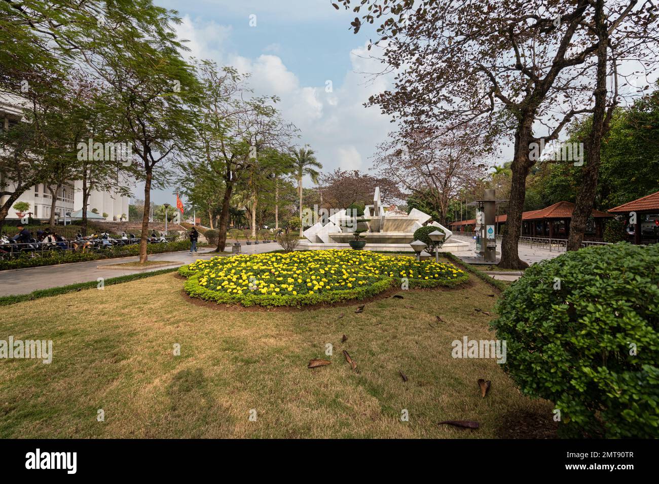 Hanoï, Vietnam, janvier 2023. Le parc à l'extérieur du musée Ho Chi ...