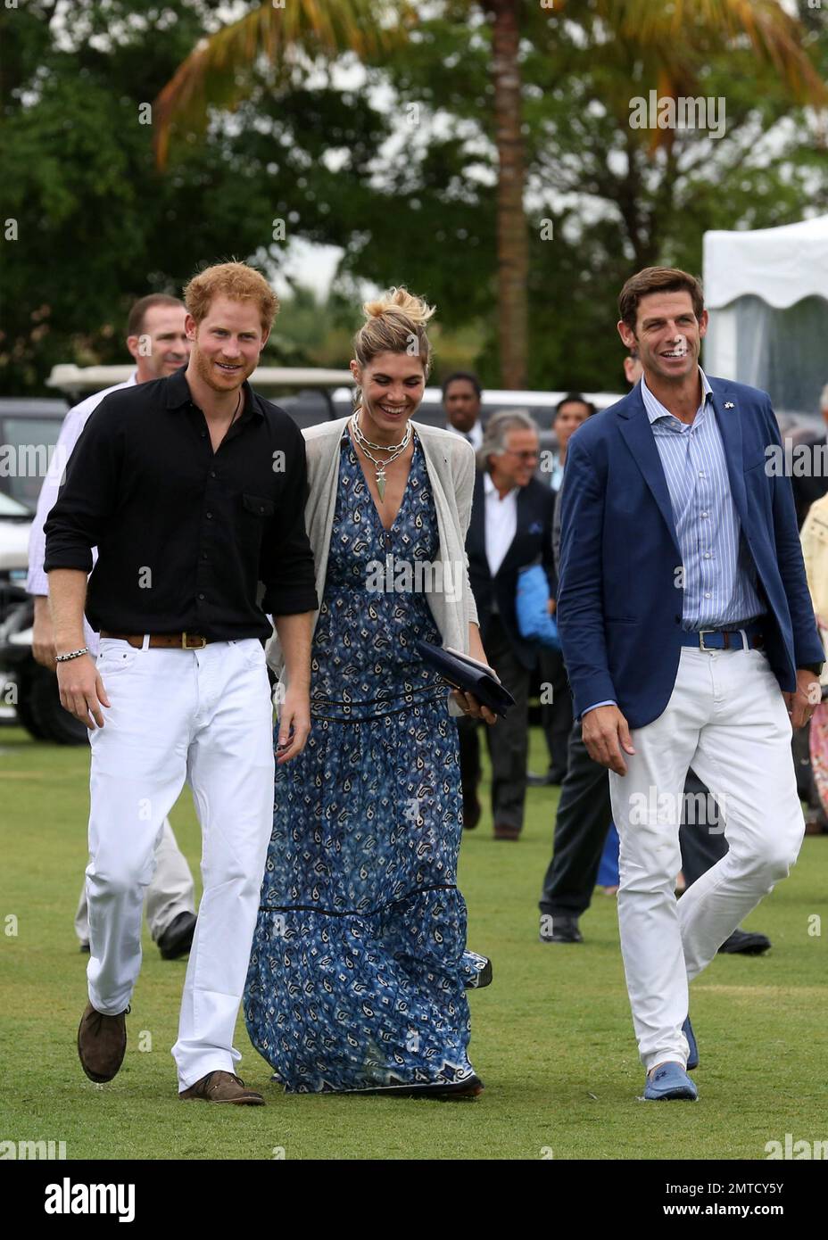Le Prince Harry, Malcolm Borwick et Delfina Blaquier participent à la ...