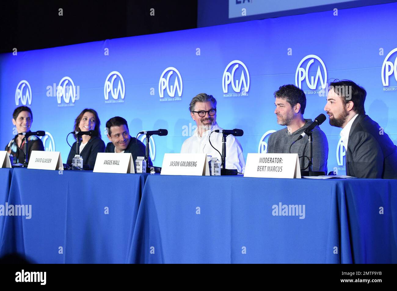 Moira Demos, from left, Laura Ricciardi, David Glasser, Angus Wall and ...