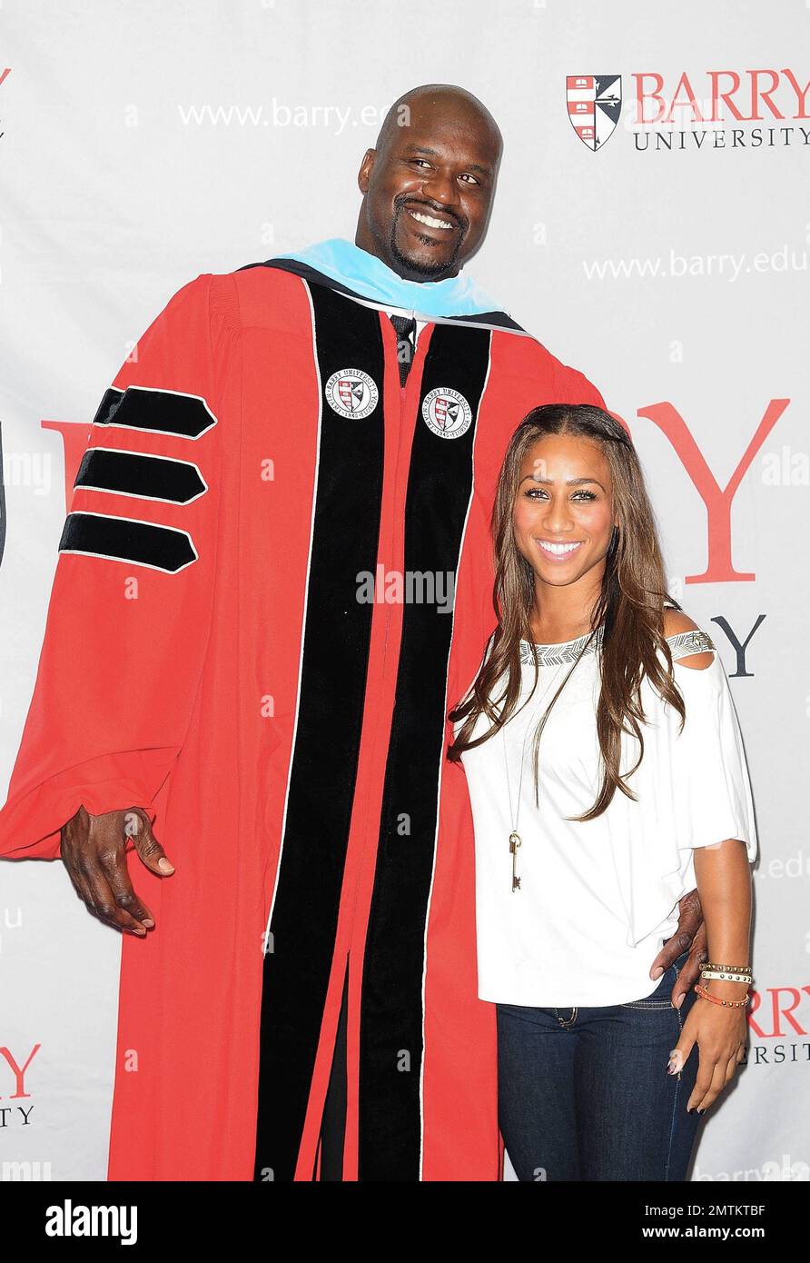 Shaquille o’neal et nicole alexander Banque de photographies et d ...