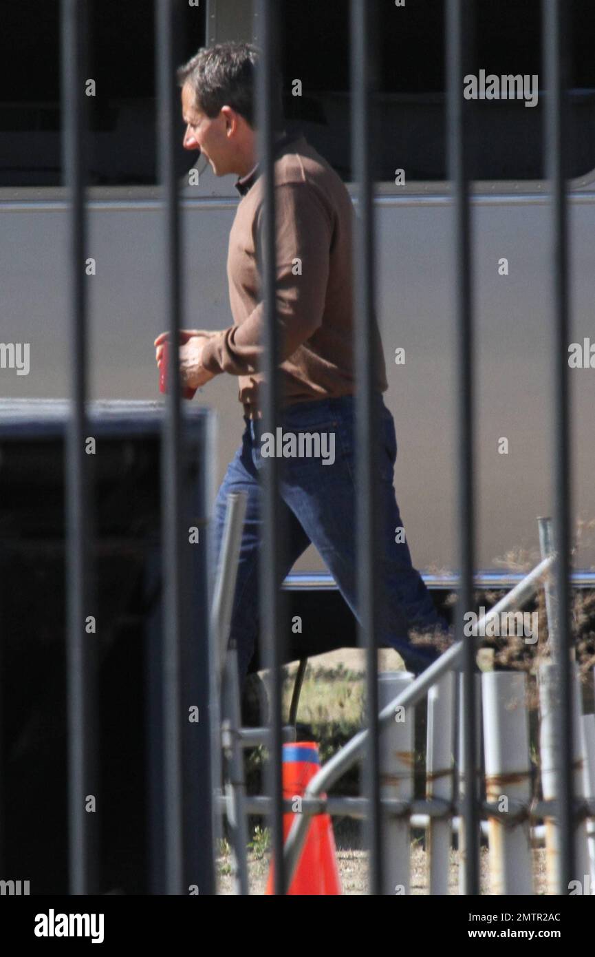 L'acteur Steve Cerrell fait une pause dans le tournage de son nouveau ...