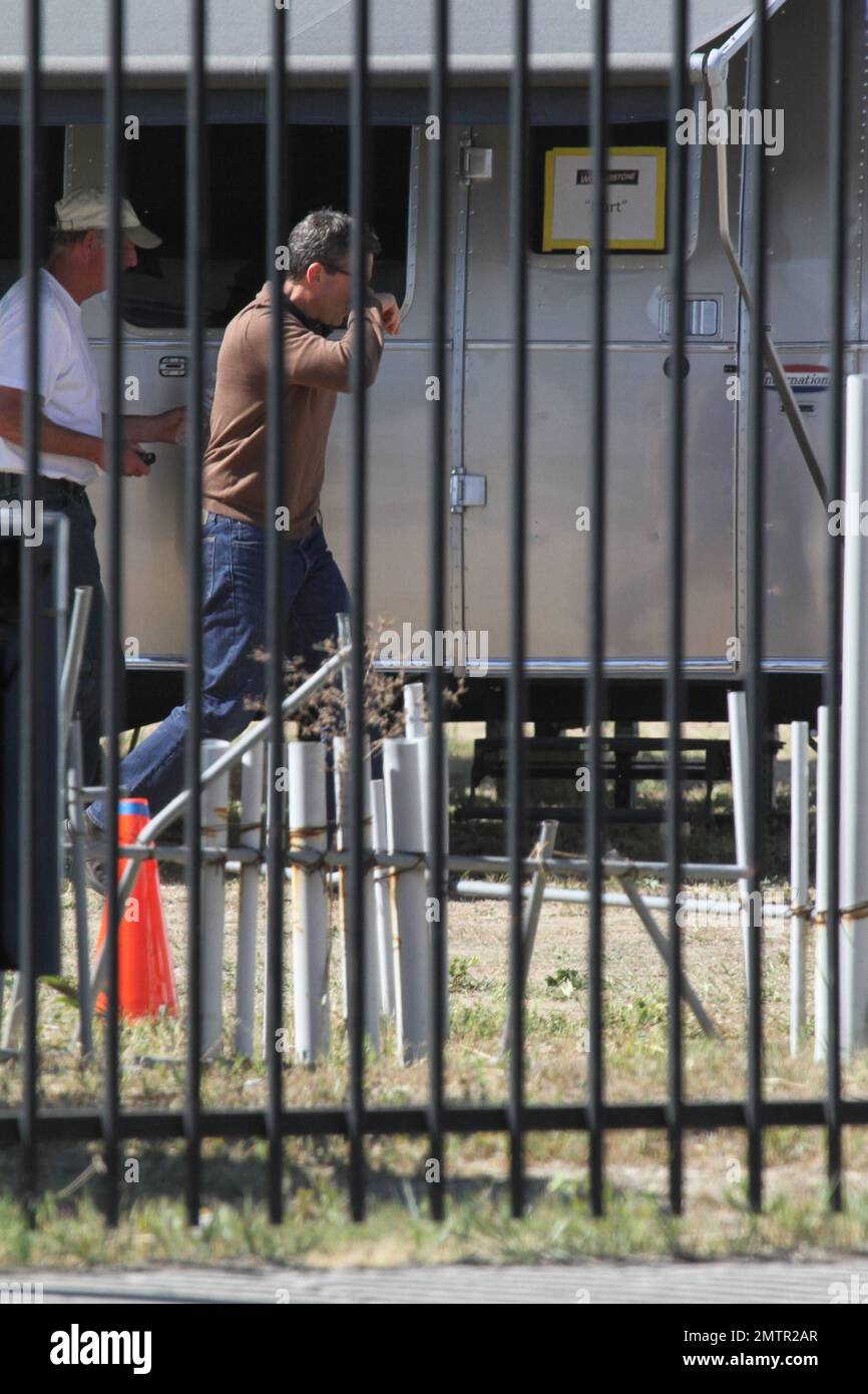 L'acteur Steve Cerrell fait une pause dans le tournage de son nouveau ...