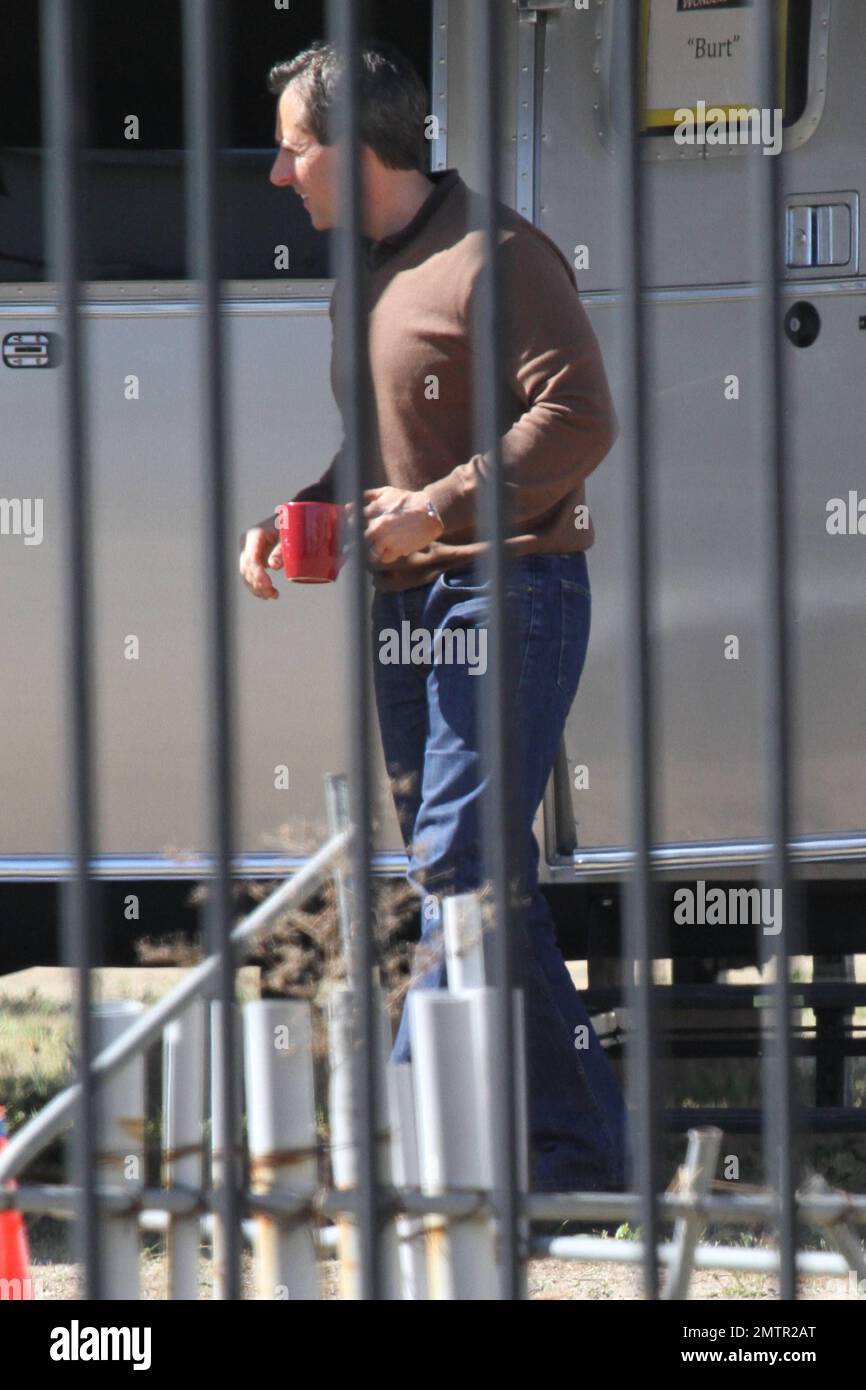 L'acteur Steve Cerrell fait une pause dans le tournage de son nouveau ...