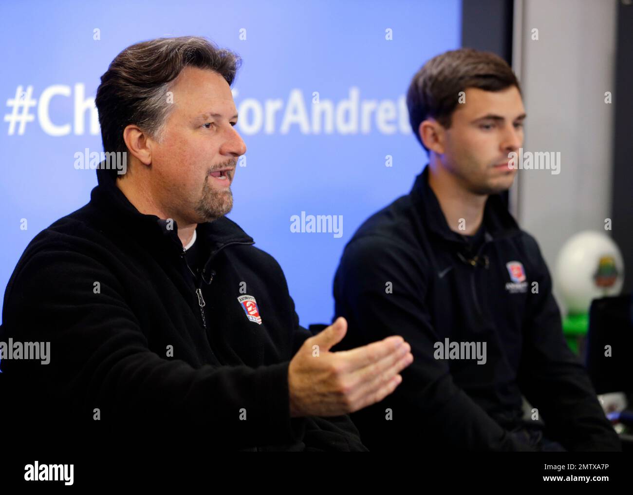 Car owner Michael Andretti talks about his cousin John Andretti being ...