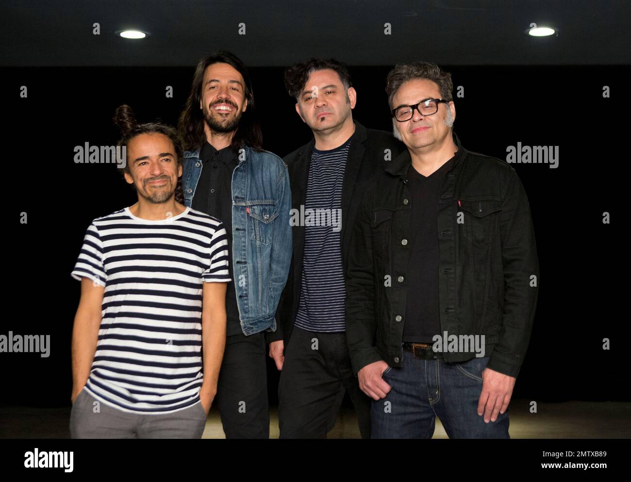 FILE - In this April 18, 2016 file photo, members of Mexican rock band ...