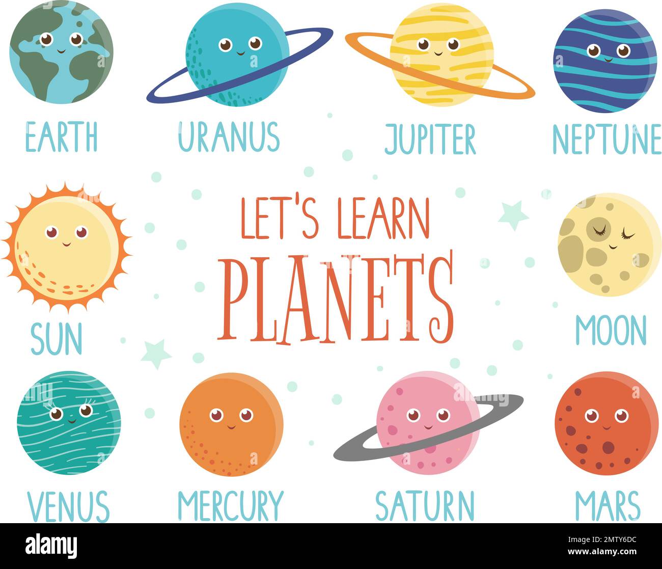 Cartoon illustration funny jupiter planet Banque de photographies et d ...