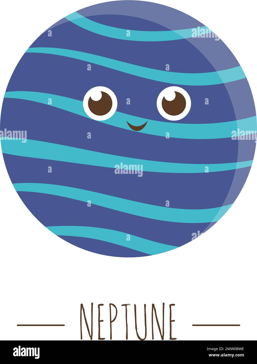 Neptune planet a imprimer image Banque d'images vectorielles - Alamy