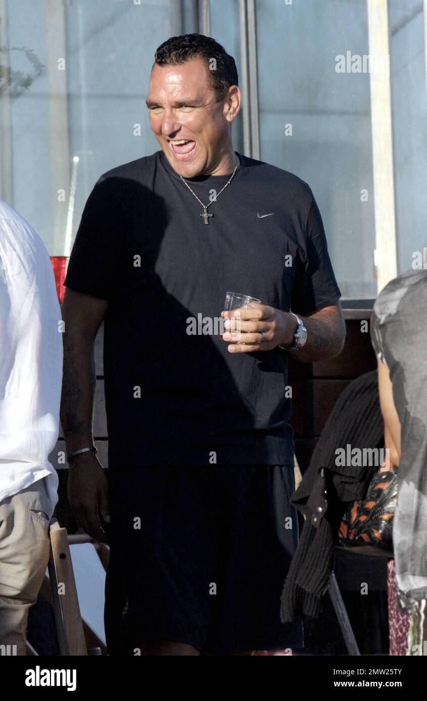 Les acteurs et meilleurs copains britanniques Vinnie Jones et Jason ...