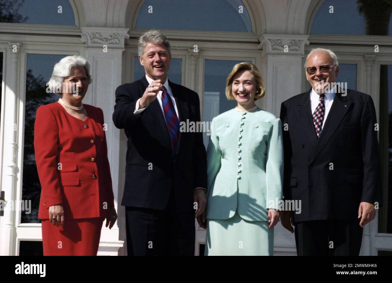 FILE - In this July 11, 1994 file photo US President Bill Clinton ...