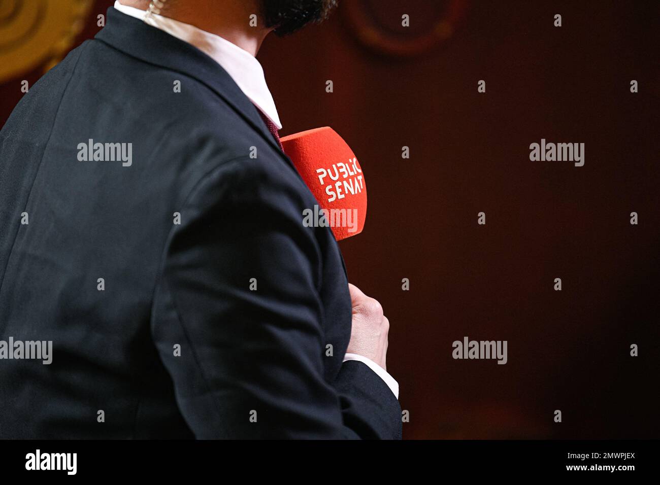 Illustration du microphone (mic, mike, micro) lors d'une émission ...