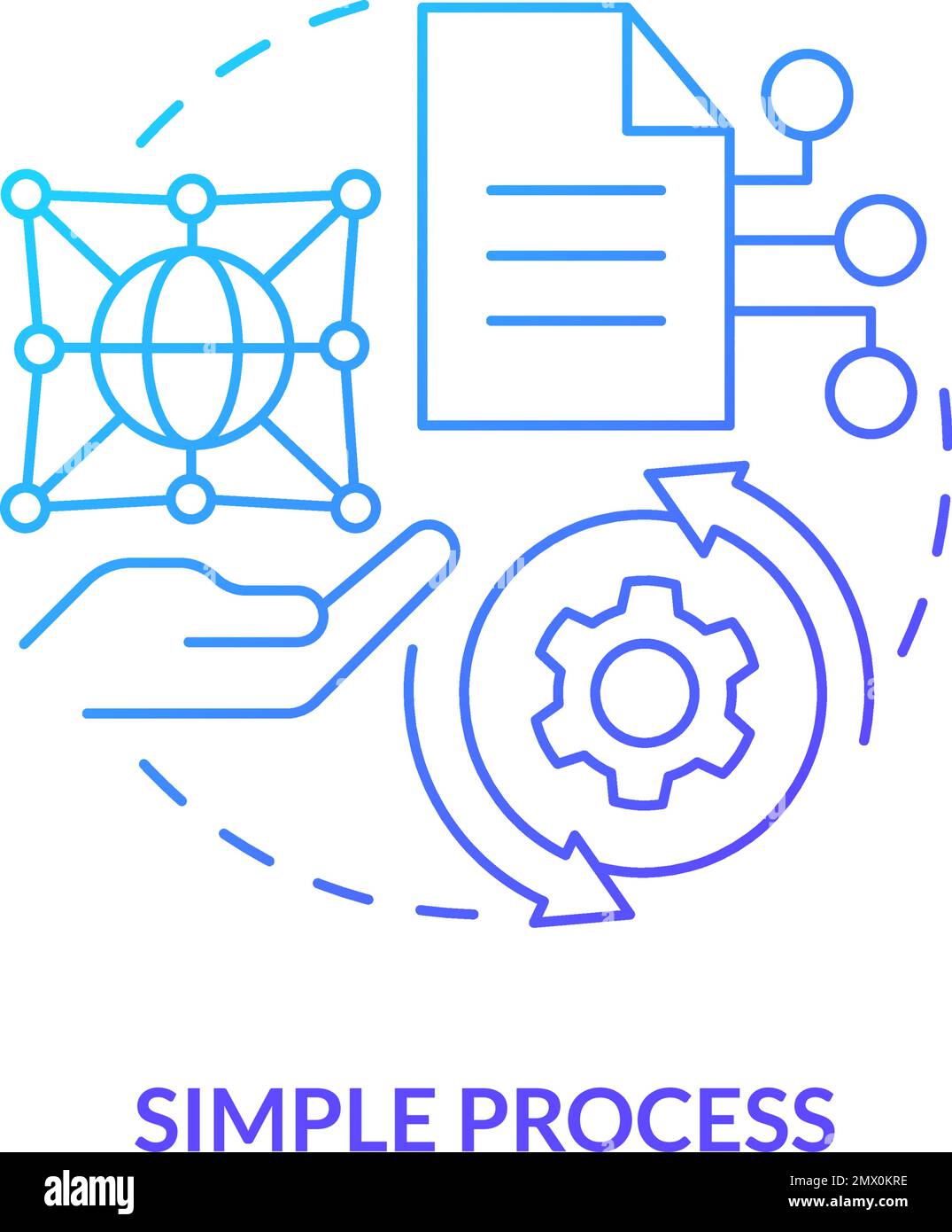 Processus simple Banque d'images détourées - Alamy