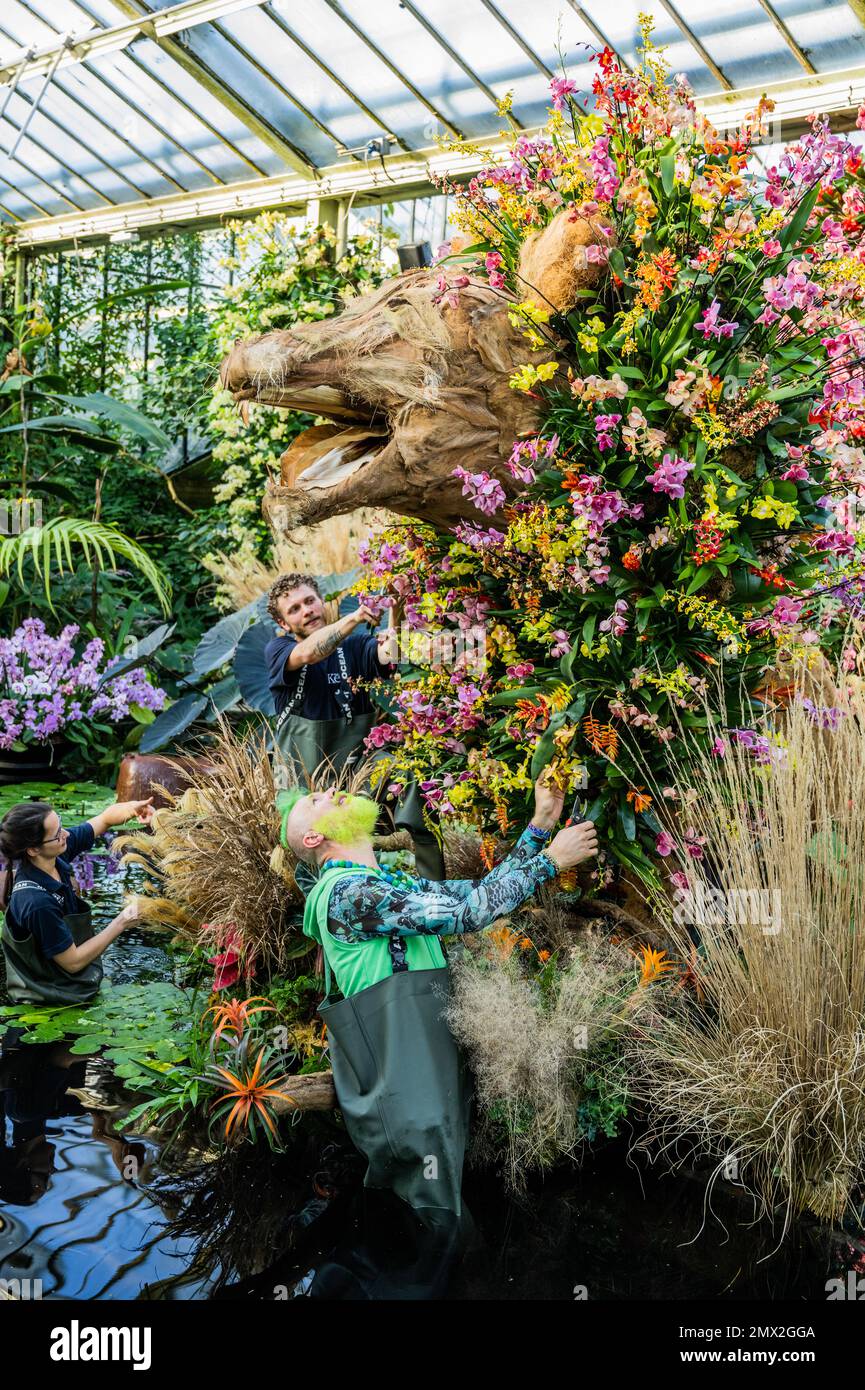 Londres, Royaume-Uni. 2nd févr. 2023. Henck Rolling, fleuriste interne ...