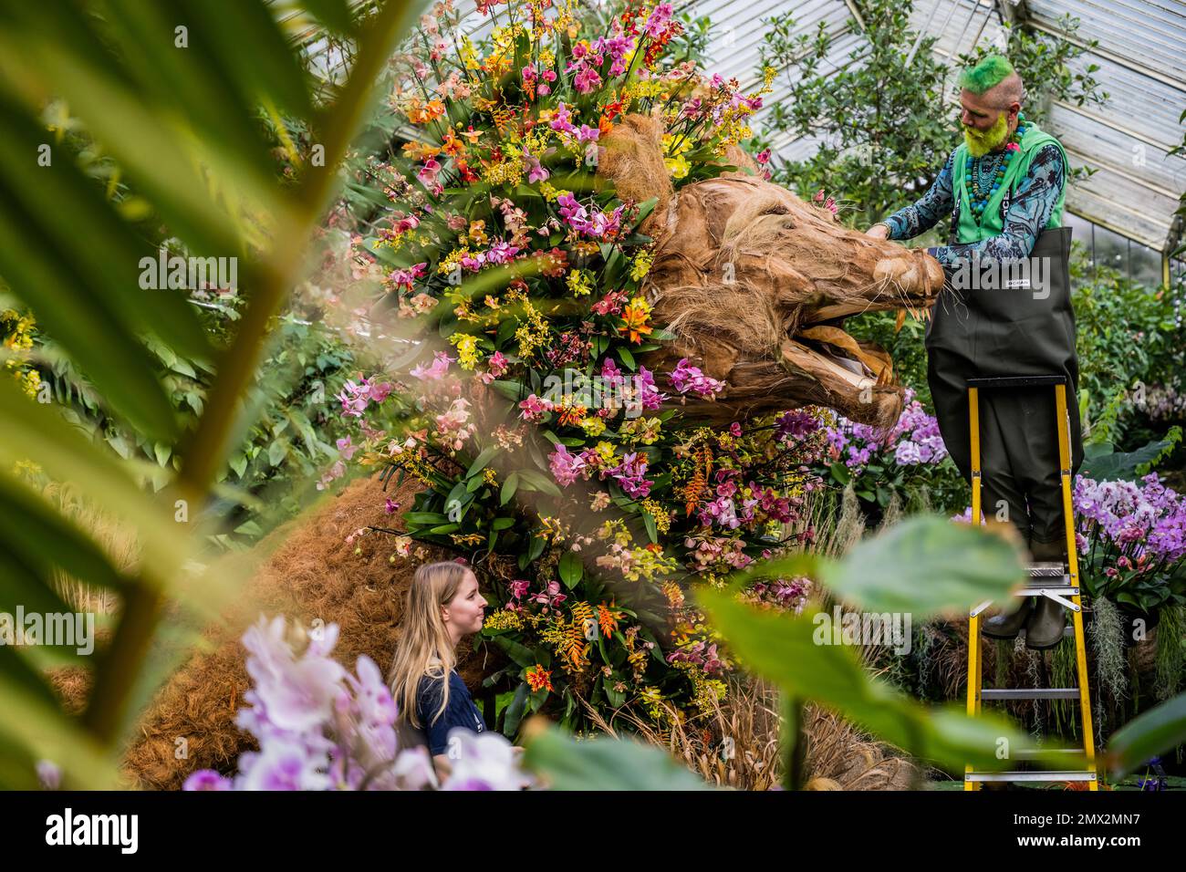 Londres, Royaume-Uni. 2nd févr. 2023. Henck Rolling, fleuriste interne ...