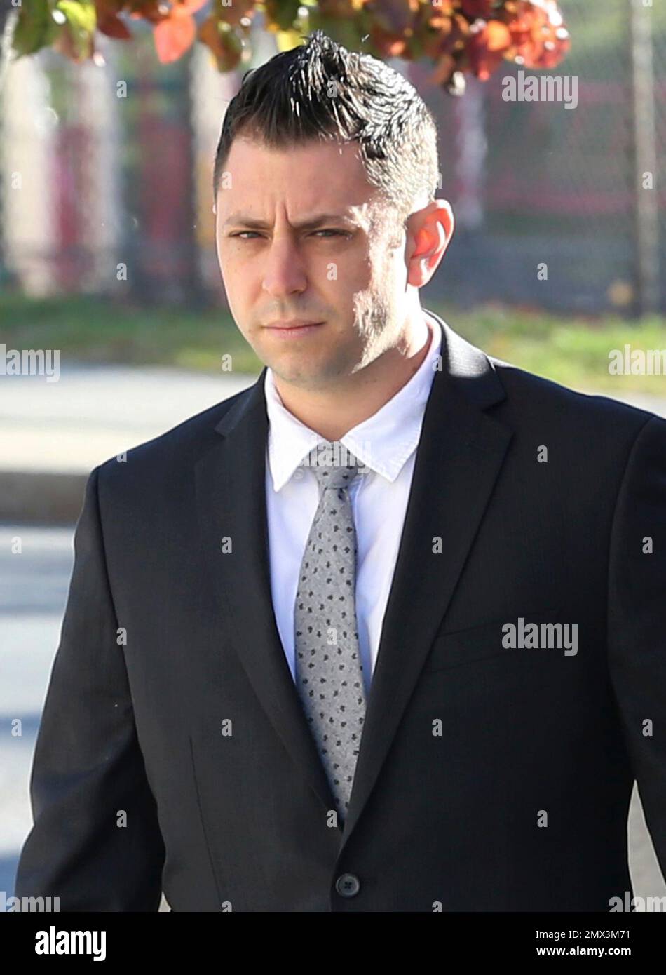 Anthony Carelli arrives to court in White Plains, N.Y., Monday, Nov. 7 ...