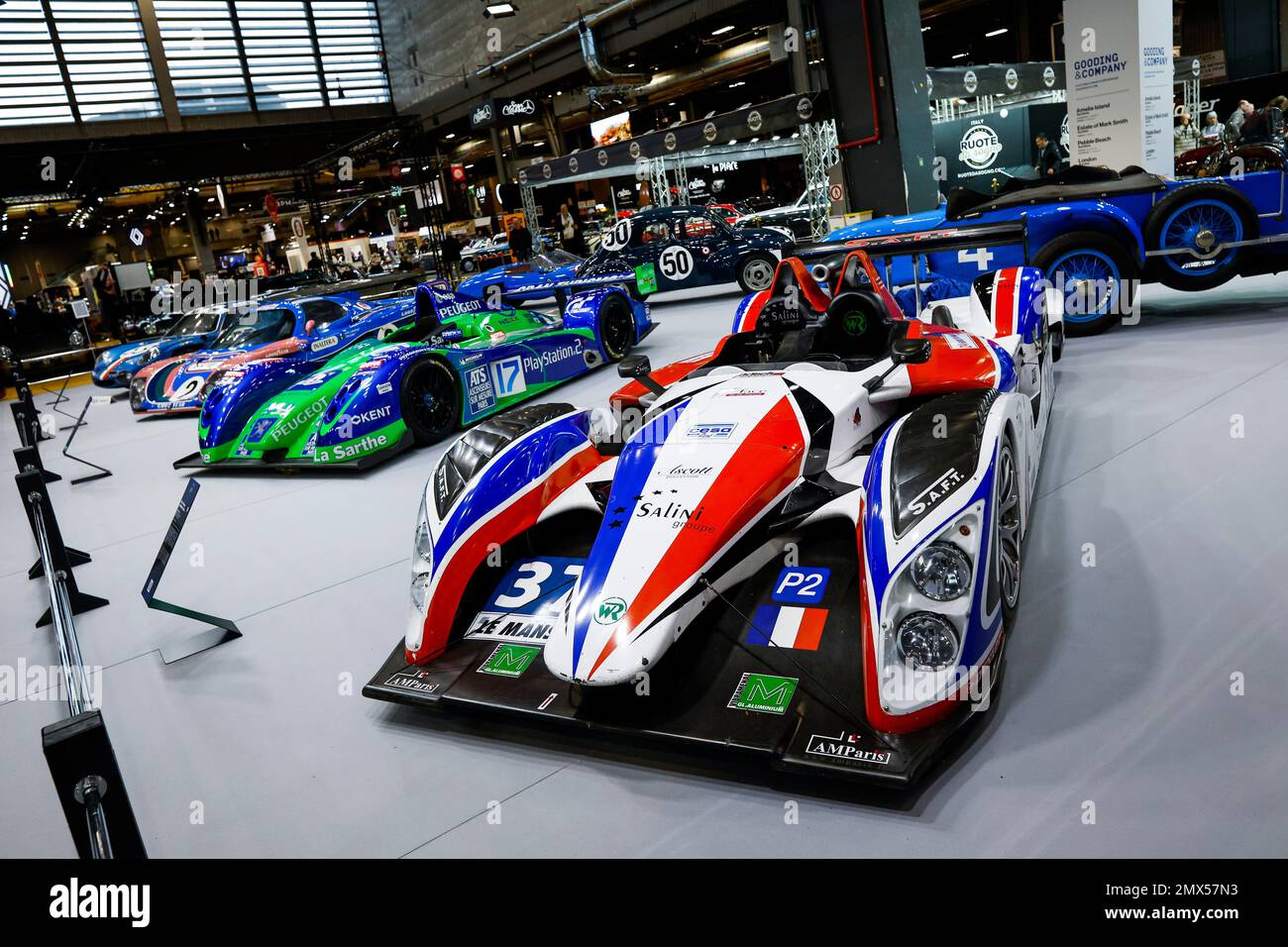 WR LMP 2008 Zytek pendant le Retromobile 2023 à l'Expo Paris porte de ...