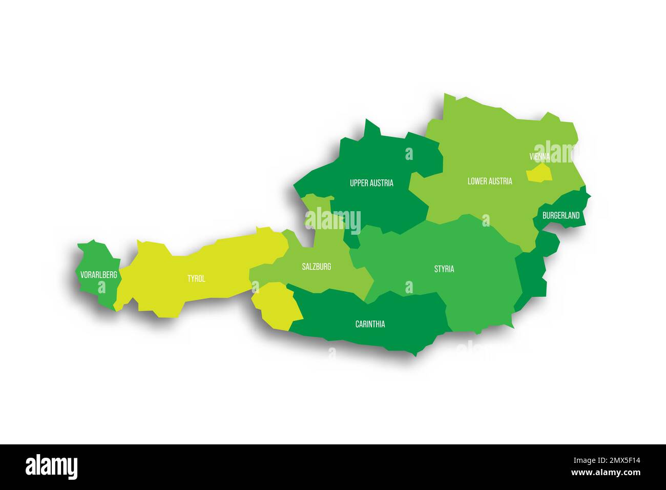 Carte detaille vienne autriche Banque d'images détourées - Alamy
