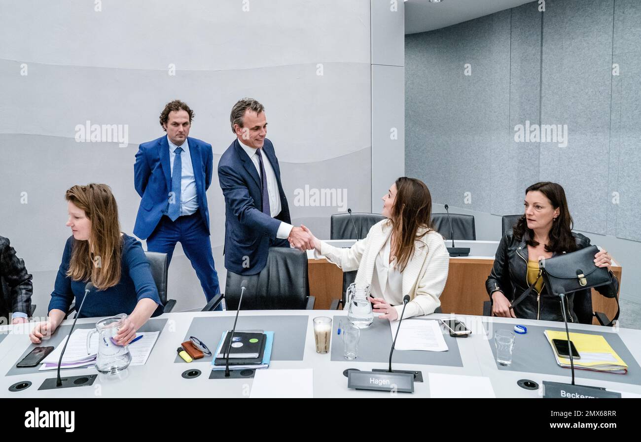 LA HAYE - (VLNR) Eva van Esch (PvdD), Henri Bontenbal (CDA), Mark ...