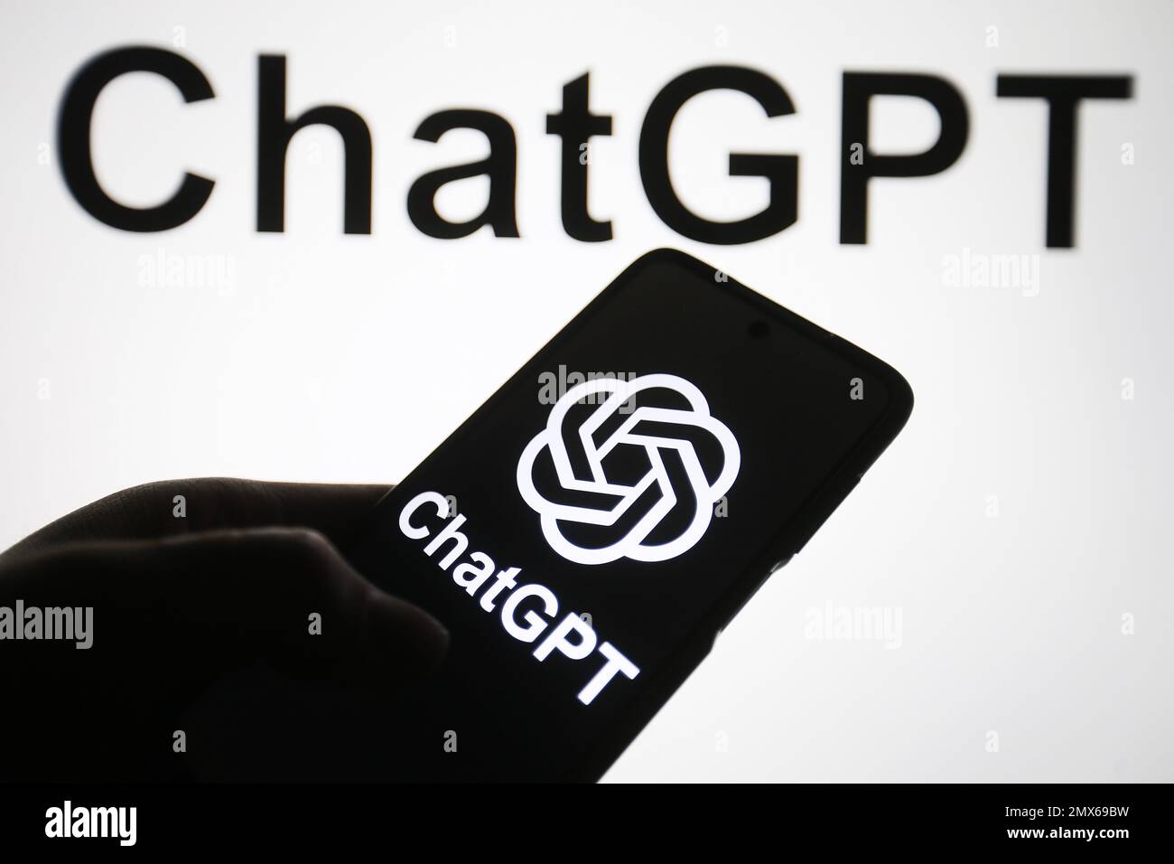 Dans cette illustration, le logo ChatGPT d'un chatbot lancé par OpenAI ... Dans cette illustration, le logo ChatGPT d'un chatbot lancé par OpenAI ...
