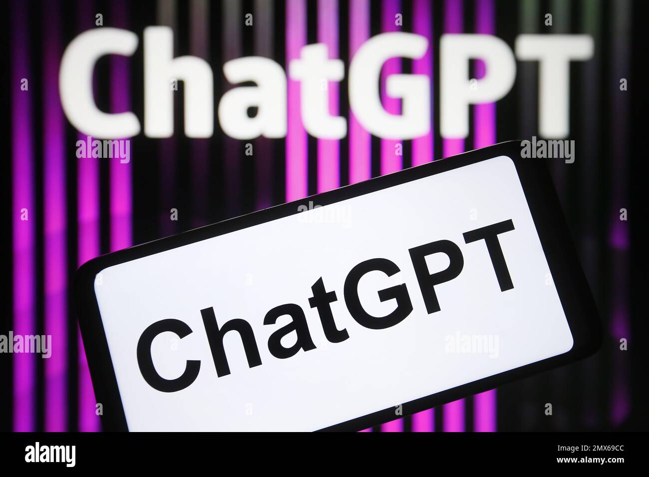 Dans cette illustration, le logo ChatGPT d'un chatbot lancé par OpenAI ... Dans cette illustration, le logo ChatGPT d'un chatbot lancé par OpenAI ...