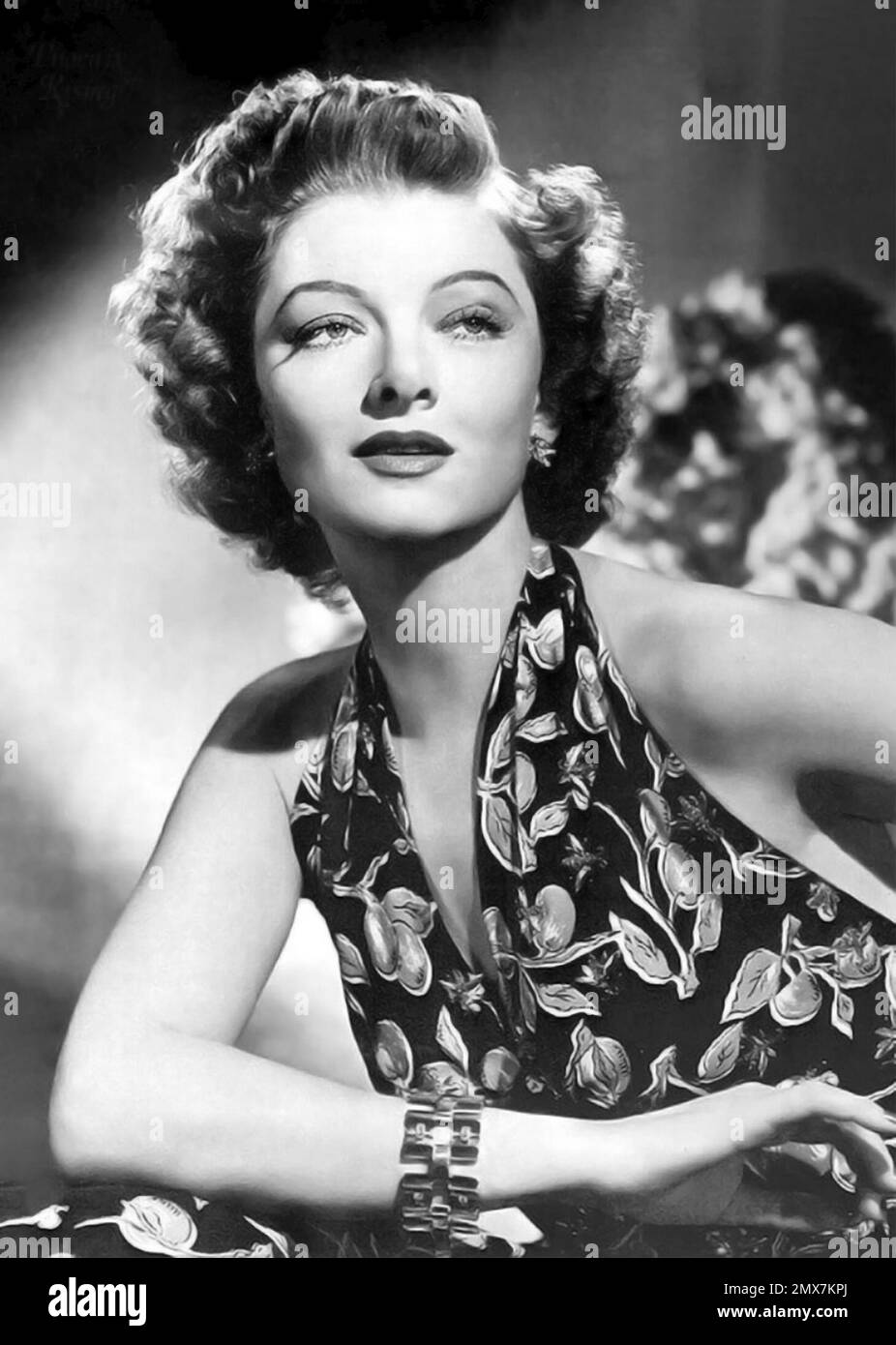 Myrna Loy. Portrait de l'actrice américaine Myrna Loy (Myrna Adele ...
