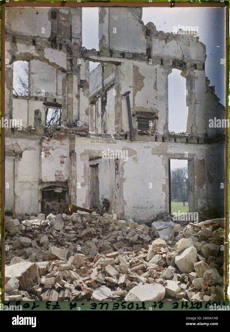 Crévic, France , 1914-1915 - zones dévastées, Nord et est de la France ...