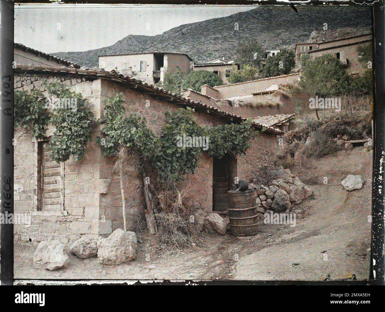 Ruines du village de kastri delphes Banque de photographies et d’images ...